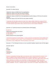 Understanding Hormones Exam Corrections And Insights Course Hero