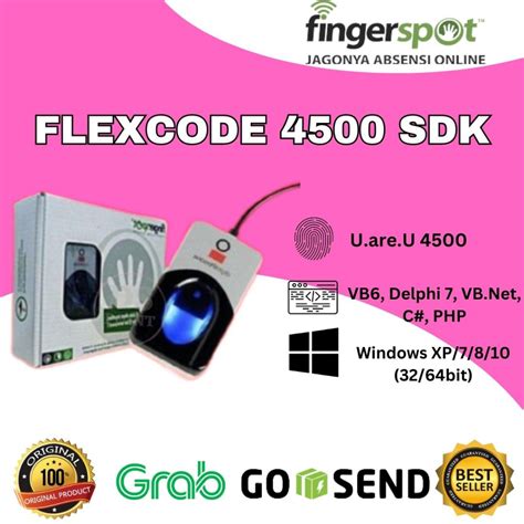 Jual Fingerspot Flexcode 4500 SDK Support Aplikasi BPJS Kesehatan