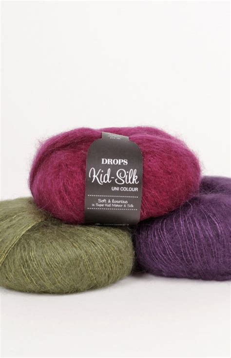 DROPS Kid-Silk Yarn Group A. Mix of Super Kid Mohair and Silk. | Etsy