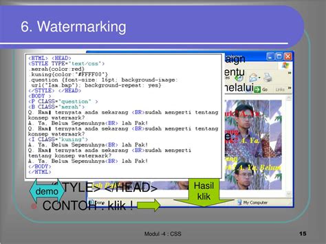 Ppt Mempelajari Dasar Dasar Css Inheritance Class Positioning Dan Watermarking Powerpoint
