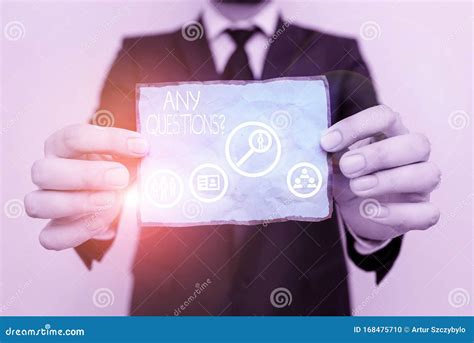 Writing Note Showing Any Questions Question Business Photo Showcasing