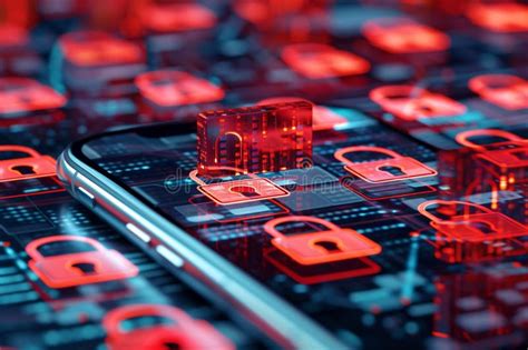 Cyber Security Concept Stock Illustration Illustration Of Device 342852625