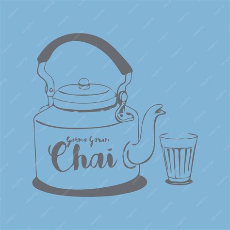 Chai Katli Vector Vector Premium