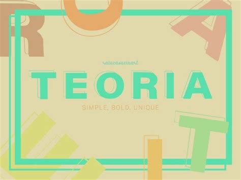 Teoría De Las Letras Descubre Su Significado Y Uso ★ Teoría Online