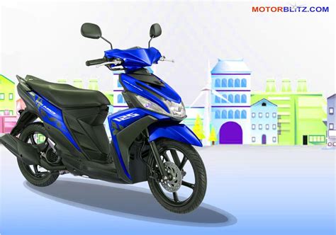Modifikasi Motor Warna Biru