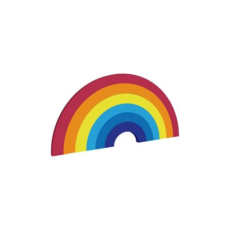 Premium Vector Rainbow Icon Vector Template Illustration Logo Design