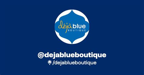 Dejablueboutique Instagram Facebook Tiktok Linktree