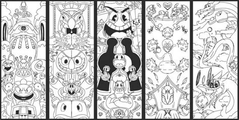 Dibujos De Cuphead Para Colorear Jefes Cuphead Y Mugman