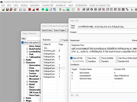 ck dialogue viewer issue technical support skyrim special edition