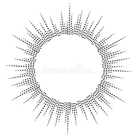 爆裂的射线 日爆帧 具有虚线的抽象均衡器元件 矢量图插图 向量例证 插画 包括有 爆炸 数字式 221200003