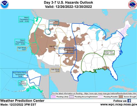 Nws Weather Prediction Center On Twitter An Updated Day 3 7 Hazards