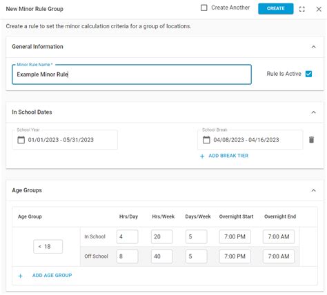 Labor Rules Overview