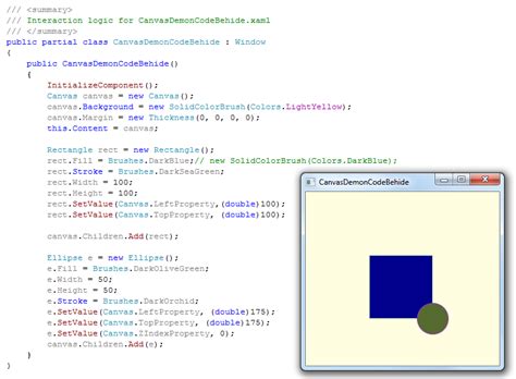Wpf 使用code创建canvas，stackpanel，dockpanel。grid，border，uniformgrid，viewbox