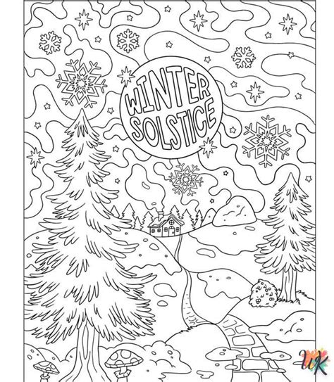 110 Disegni Di Paesaggi Invernali Da Colorare Disegnidacolorarewk