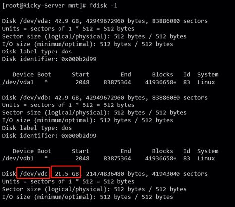 Linux下对新硬盘进行分区 格式化 挂载 取消挂载 话语的服侍
