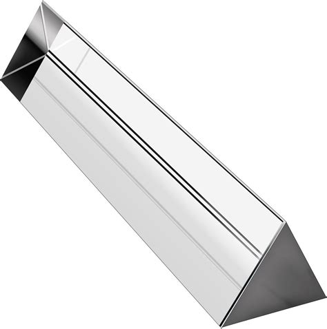 6 Inch Optical Glass Triangular Prism Curiosity Cave Science Ts