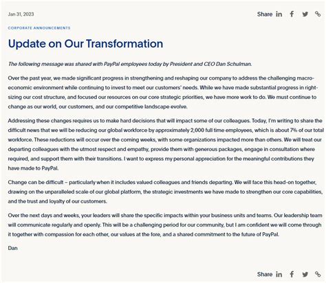 Paypal计划在未来几周裁员约2000人 约占员工总数7新闻频道央视网