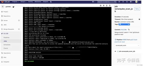 sonarqube集成gitlab jenkins 知乎