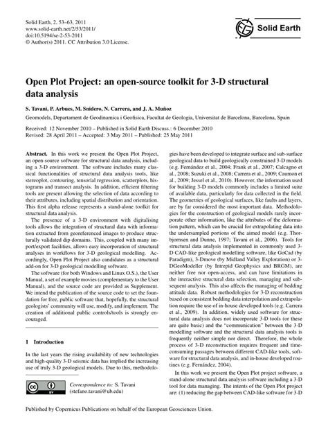 Pdf Open Plot Project An Open Source Toolkit For 3 D Structural Data