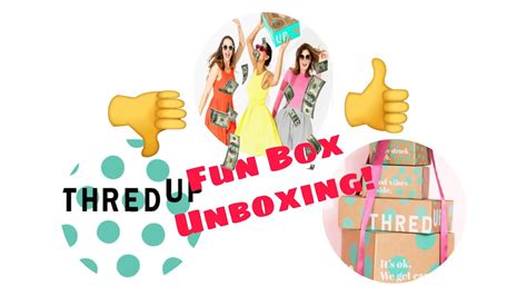 Unboxing ThredUP Rescue Fun Box TheSmiths YouTube