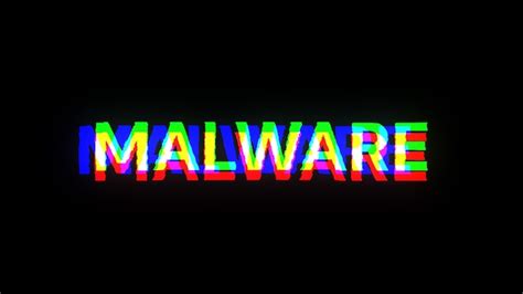 Premium Photo 3d Rendering Malware Text With Screen Effects Of