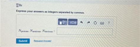 Solved Express Your Answers As Integers Separated By Chegg