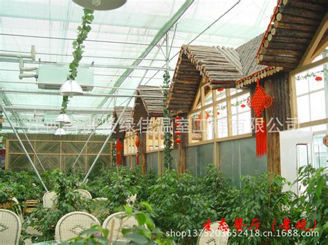 新型大棚农家乐餐厅 大棚农家院装修效果图 简单的农家乐装修风格 大山谷图库