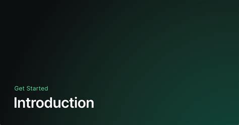 Introduction Docs