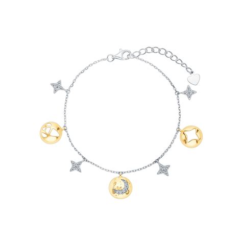 Серебряный браслет с фианитами sunlight s55791 b9m 01 белое серебро