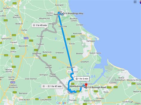 Get Distance And Duration Between Two Places Using Google Map And Python