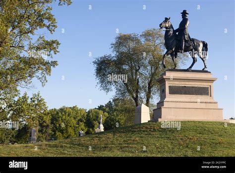 Memorial To Major General Winfield S Hancock Gettysburg National