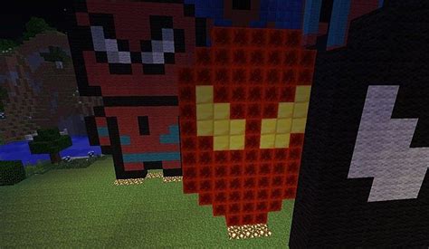 Spider Man Pixelart Set Minecraft Map