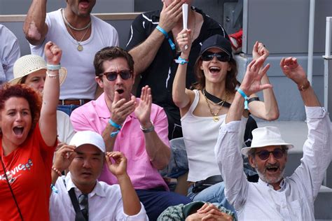 Jake Gyllenhaal And Girlfriend Jeanne Cadieu Have Date At French Open