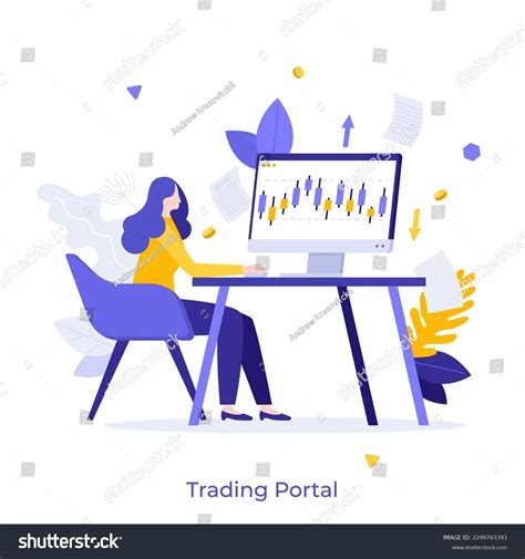 Analyst Working On Laptop Computer Diagram Stock Vector Royalty Free 2246763341 Shutterstock