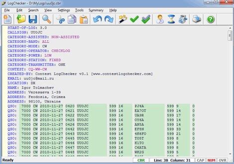 Contest LogChecker The DXZone