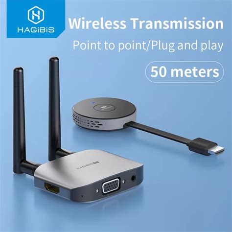 Беспроводной hdmi-совместимый передатчик и приемник hagirc, расширитель ...