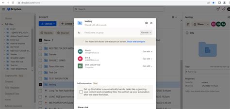 Transfer Dropbox Team Folders To Office With Permissions