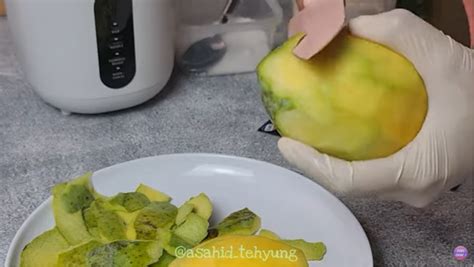 RESEP MEMBUAT RUJAK MANGGA VIRAL ALA TIKTOK ~ Resep dan Review Asahid TehYung