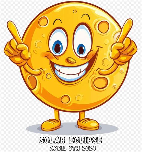 Solar Eclipse Funny Clipart Set Of PNG High Quality Darkness PNG Prints April Th