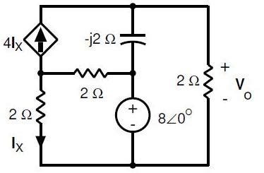 Solved Find The Voltage V Using Loop Analysis Chegg Com