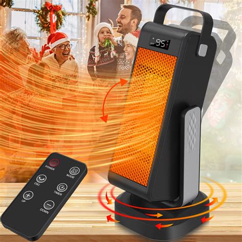 Okoium Space Heater 2023 Upgraded Portable Heaters With 3D Oscillating
