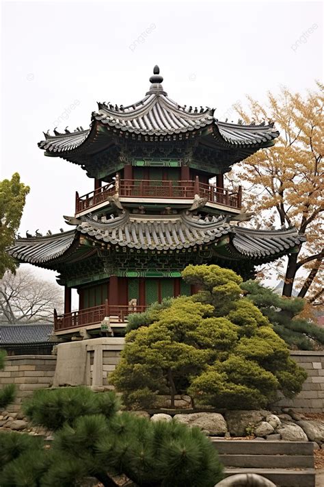 首爾的寺廟風格寶塔背景圖桌布手機桌布圖片免費下載 Pngtree