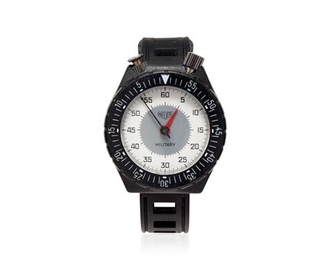 At Auction Heuer Military Ref 202 508 Wrist Timer 80s