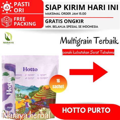 Jual Hotto Purto And Hotto Mame Hoto Multigrain Sachet Original Untuk