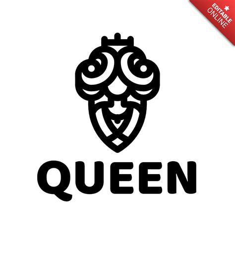 Queen Logo Design Template Free Design Template