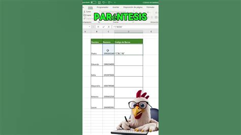 Codigo De Barras En Excel Tutorialexcel Trucosexcel Tipsexcel