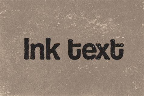 Ink Text Effect Premium And Free Psd Mockup Store