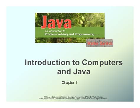 Java Chapter 1 Skkssk Java An Introduction To Problem Solving And Programming 6th Ed By