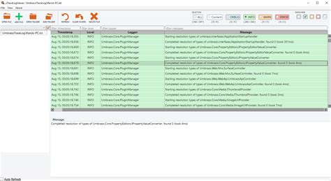 UTraceLogViewer Our Umbraco Com