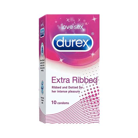 Durex Extra Ribbed 10 Condoms